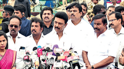 Stalin: Less damage due to steps taken: Tamil Nadu CM M K Stalin | Chennai News - Times of India