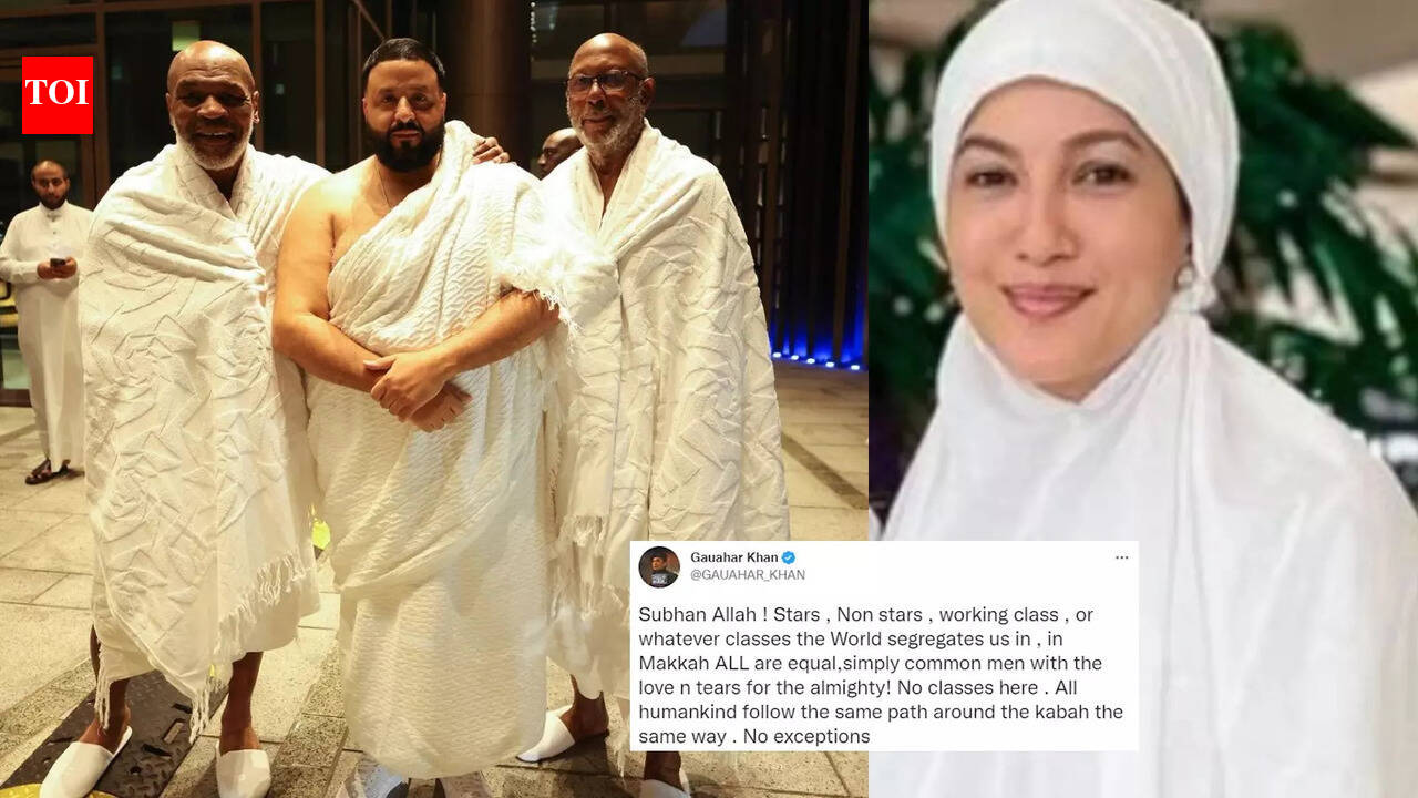 DJ Khaled performs Umrah at Mecca with Mike Tyson; Gauahar Khan is ...
