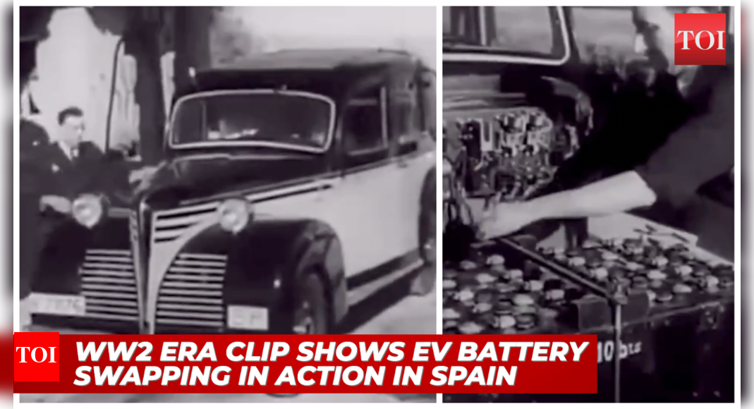Watch: EV battery swapping in cars within 5 minutes during World War 2 ...