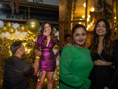 Divya Agarwal posts unseen photos from her star-studded birthday bash ...