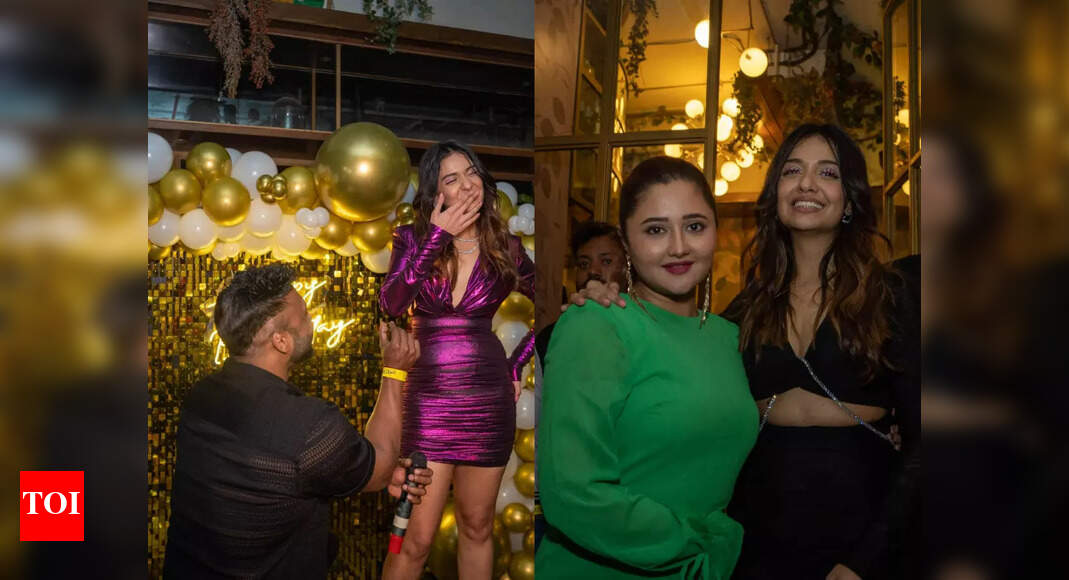 Divya Agarwal posts unseen photos from her star-studded birthday bash ...