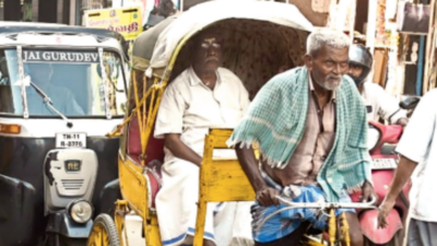 Cycle rickshaws set to ride off into the sunset in Chennai | Chennai ...