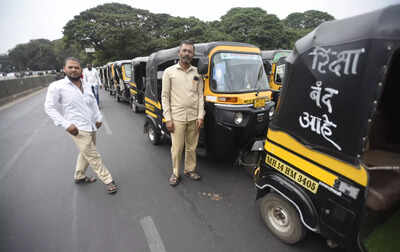 Pune autorickshaw strike today: Protest against bike taxis, road ...
