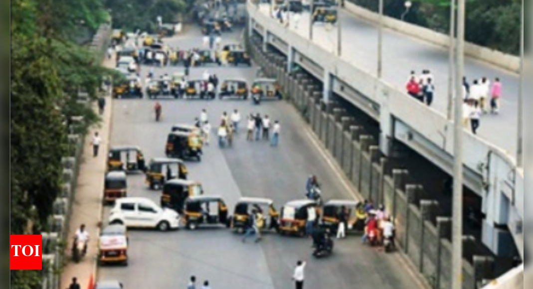 37 autorickshaw drivers booked over protest by unions against 'bike ...