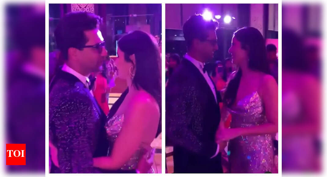 Katrina Kaif greets Vicky Kaushal with a hug at Nykaa Femina Beauty ...