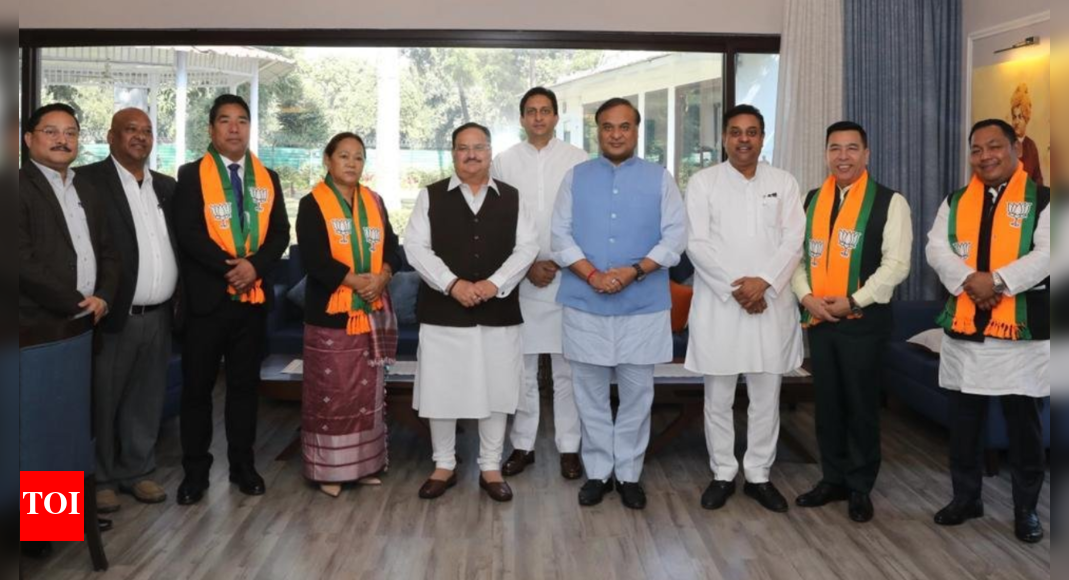 4 Meghalaya MLAs join BJP as party seeks north-east boost in upcoming ...