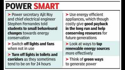 Power dept aims at 35 model energy efficient schools | Goa News - Times of India