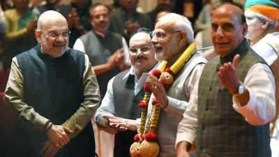 In Modi's praise for Gujarat unit for BJP win, rap for HP netas | India News - Times of India