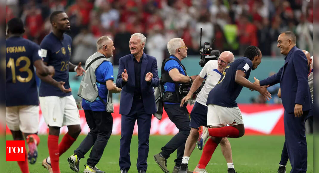 Delighted Didier Deschamps 'proud, emotional' as France reach final ...