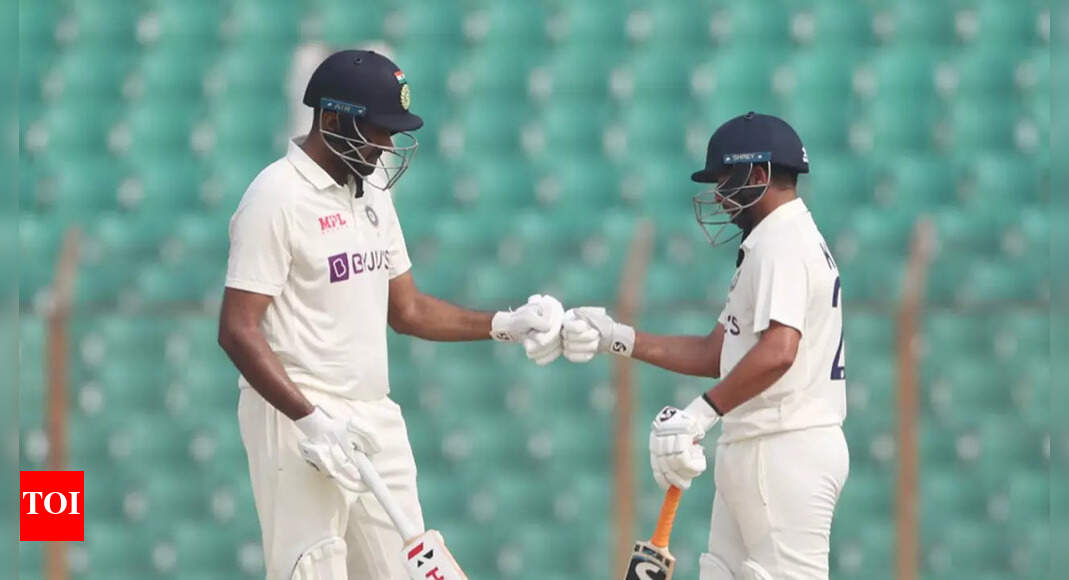 India's first innings folds for 404 on day 2 against Bangladesh ...