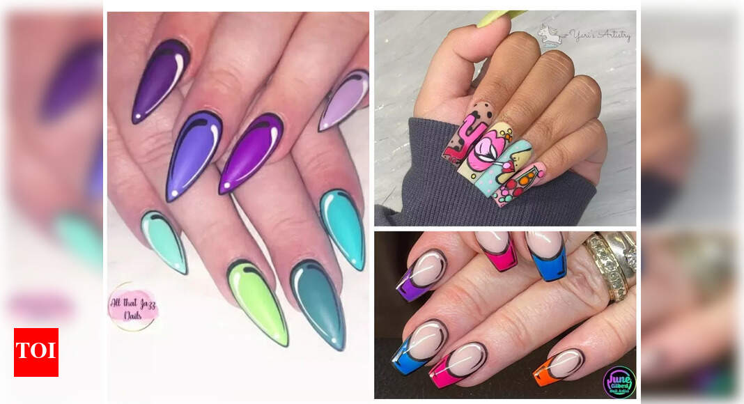 Fashion trend: Cartoon nails are rocking the casual look! - Times of India