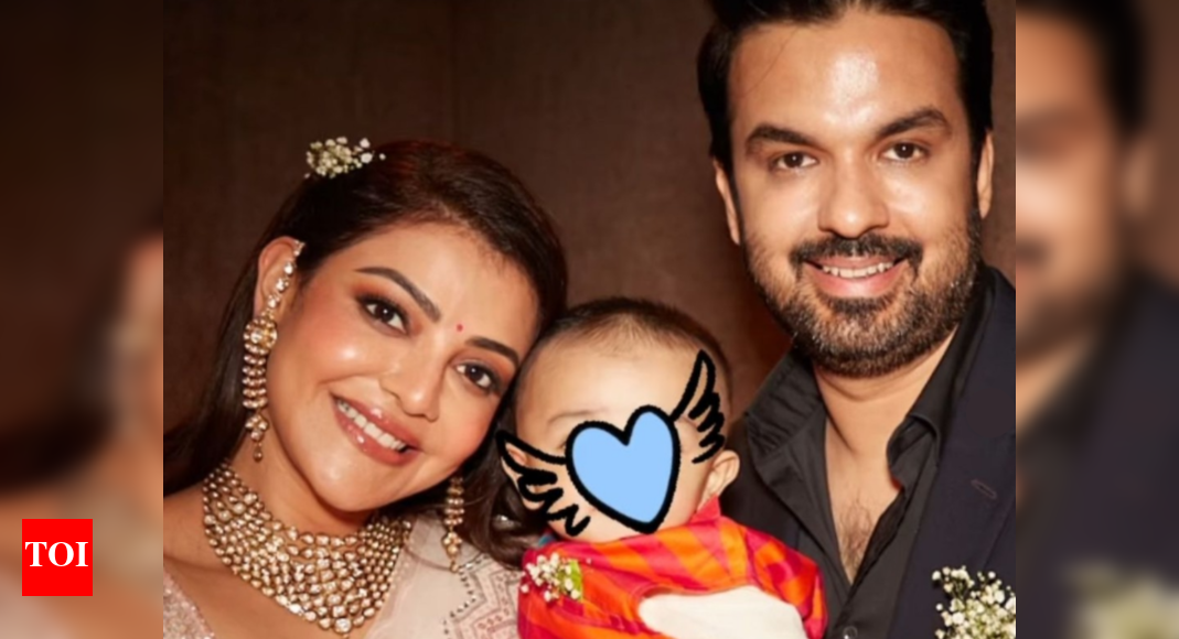 Kajal Aggarwal shares a new photo of her son Neil with husband Gautam ...