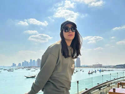 Ahead of the FIFA World Cup Finals, Karisma Kapoor unwinds in Qatar ...