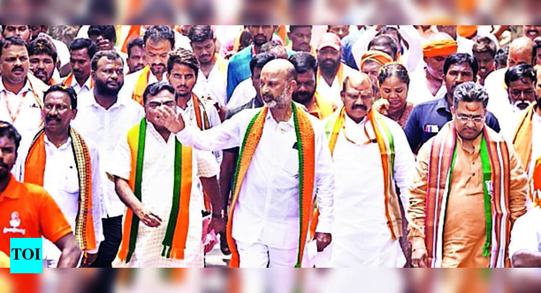 Modi: Bandi To Give Presentation On Padayatra To Modi, Mps | Hyderabad ...