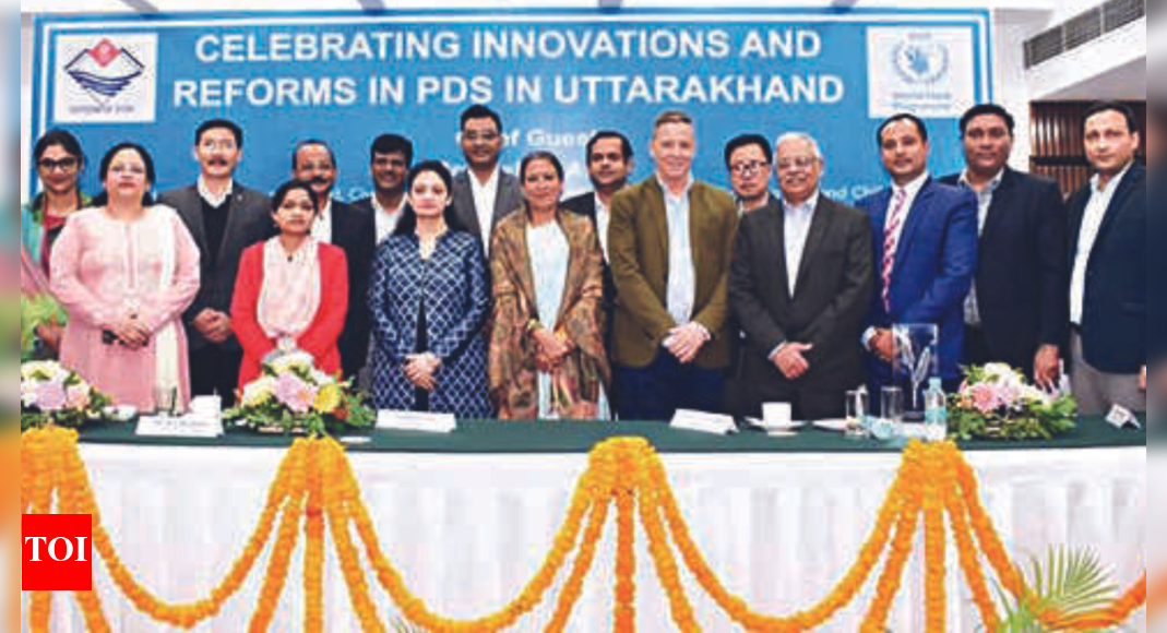 Uttarakhand 1st in India to have fully digitised PDS: WFP | Dehradun News - Times of India