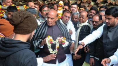 All truth about Tawang told in Parliament, says Rajnath Singh | Varanasi News - Times of India