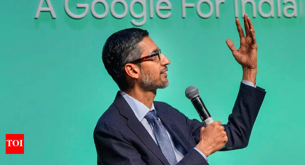 Sundar Pichai: India can shape tech regulation: Google CEO Sundar ...