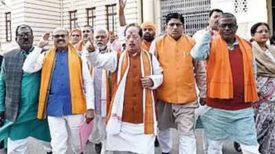 Bihar assembly adjourned amid din over hooch | Patna News - Times of India