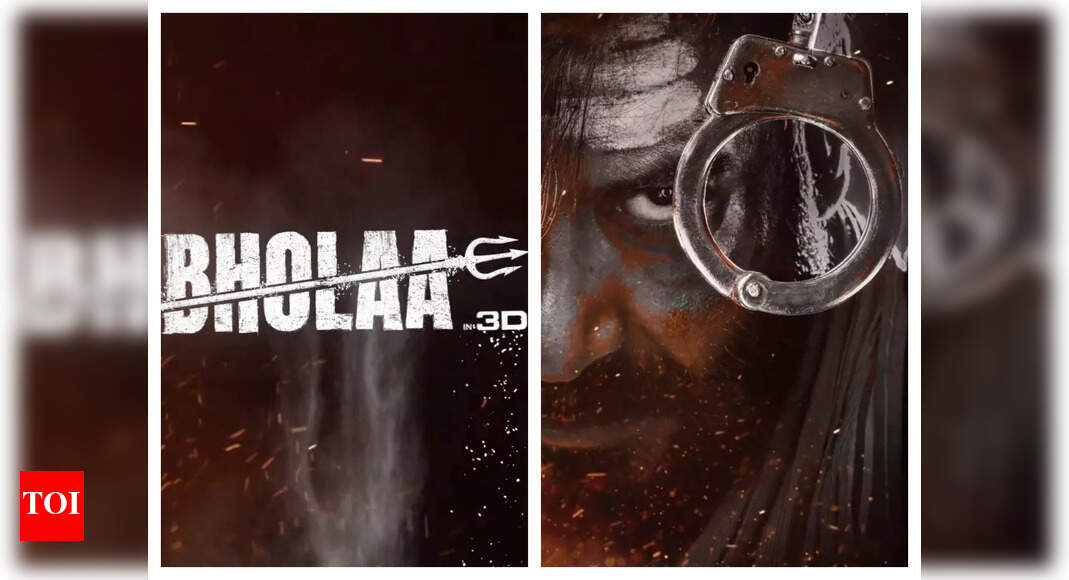 Ajay Devgn shares intense 'Bholaa' stills in NEW motion poster video ...