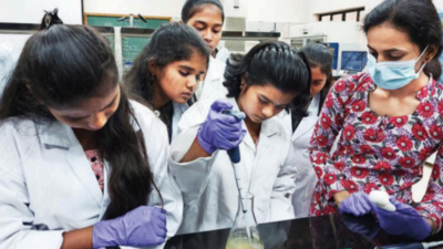 Iisc: 18 Girls From Govt Schools Enjoy Hands-on Science Learning At ...