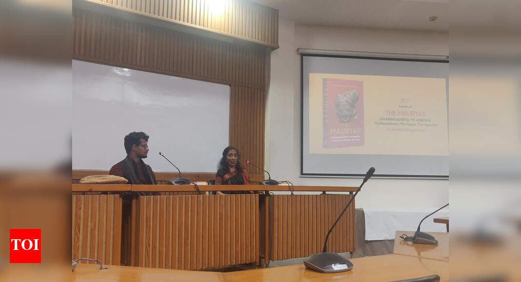Devika Rangachari's new book 'The Mauryas' launched in Delhi - Times of ...