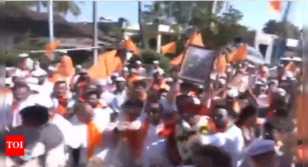 Panchamasali Lingayats: Massive Lingayat rally in Karnataka's Belagavi ...