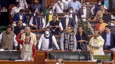 Opposition: Lok Sabha proceedings disrupted as opposition demands discussion on border issue ...