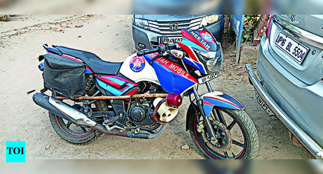 Ghaziabad: 206 Police Patrol Bikes Hit The Road In Gzb | Ghaziabad News - Times of India