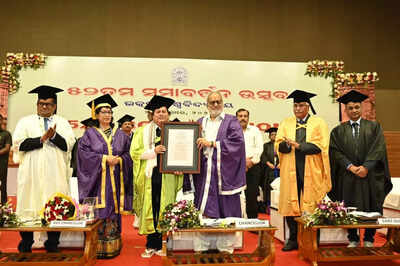 Achyuta Samanta gets 50th honorary doctorate - Times of India