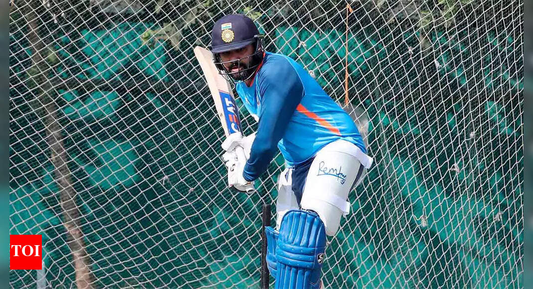 Rohit Sharma bats in nets at BKC | Cricket News - Times of India