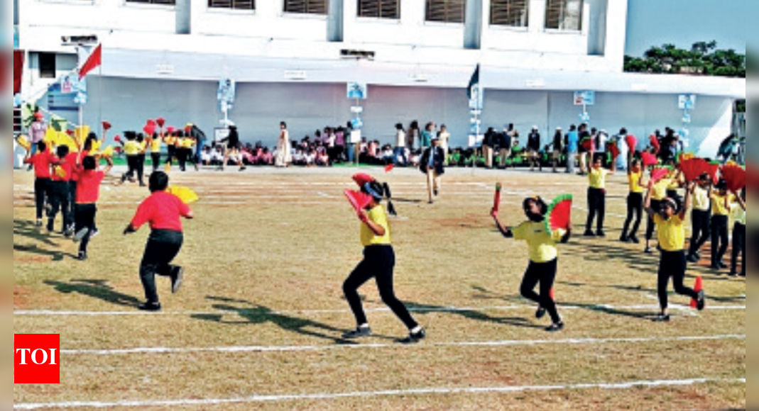 Adrenaline rush on school grounds for sports day in Pune | Pune News ...
