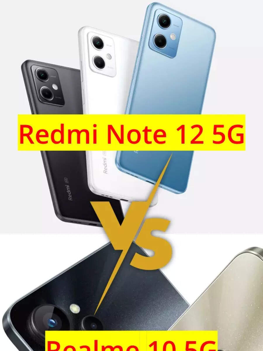 Redmi Note 12 vs Realme 10 5G | Times Now
