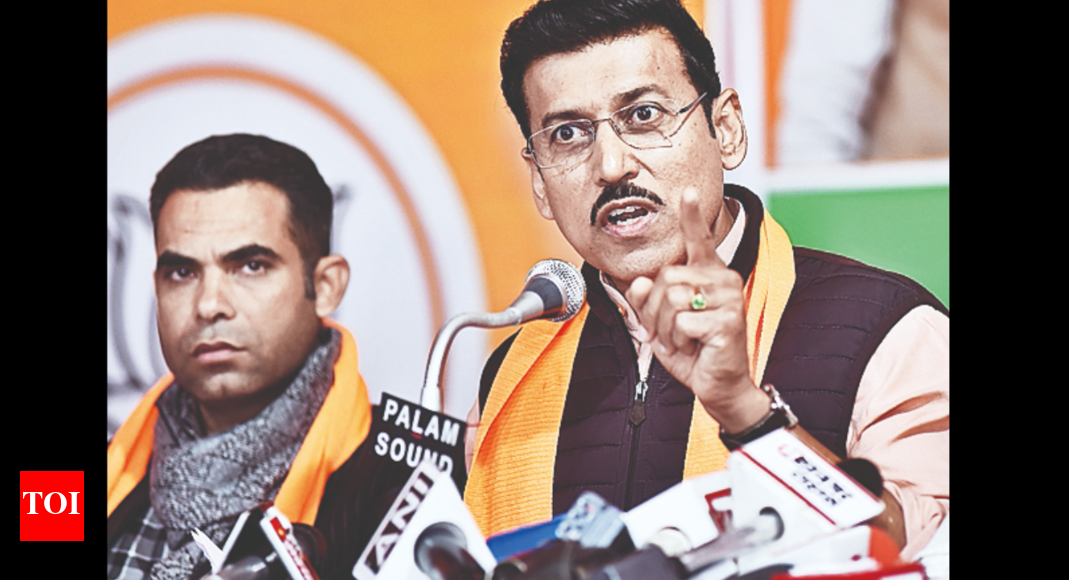 Congress: Congress Leaders Hand In Glove With Paper Mafia, Says Rathore ...