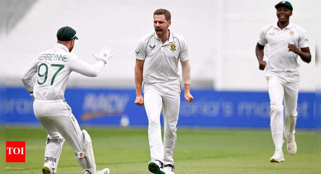 2nd Test: Australia 479-7 at lunch on Day 3 after early Nortje blitz ...