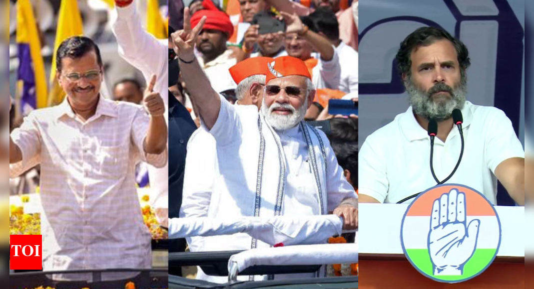 BJP dominates; Congress tries to walk back into relevance and AAP goes ...