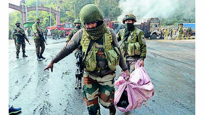 Kashmir: 4 Heavily-armed Terrorists Travelling To Kashmir Killed | Jammu News - Times of India