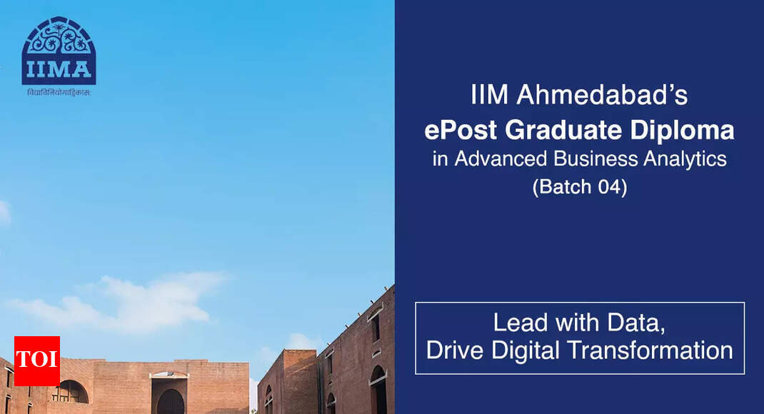 IIM Ahmedabad ePost Graduate Diploma Programme in Advanced Business Analytics: Preparing working ...