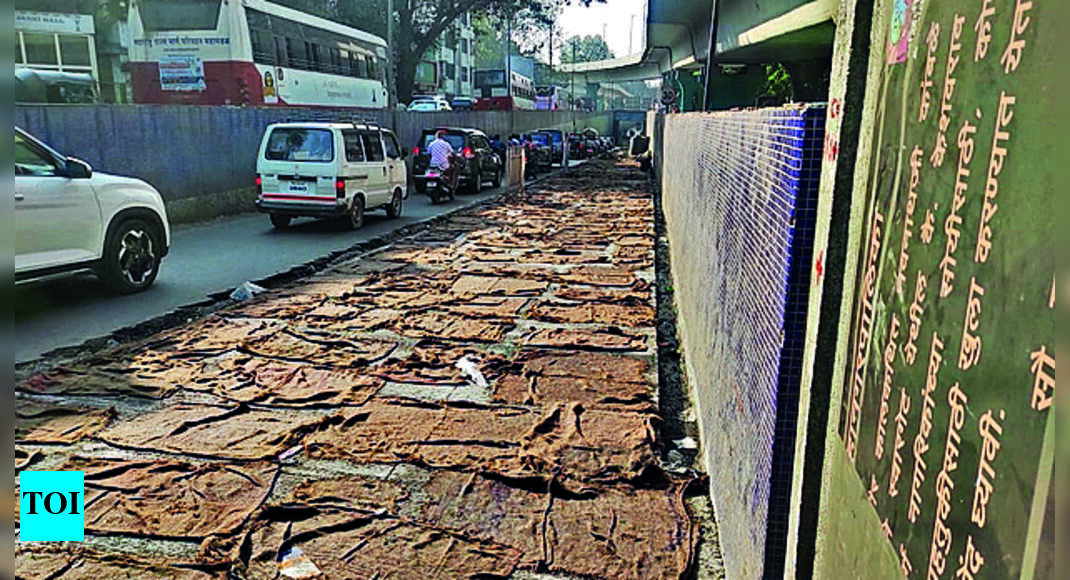 Shankarsheth Road: Another Round Of Concreting Inside Swargate ... Shankarsheth Road: Another Round Of Concreting Inside Swargate ...