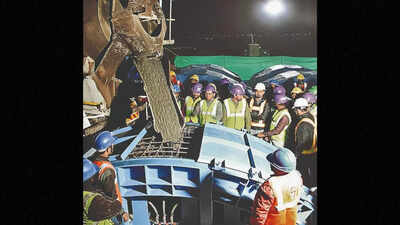 Patna Metro: Dmrc Startscasting Tunnel Ring Segment | Patna News ...