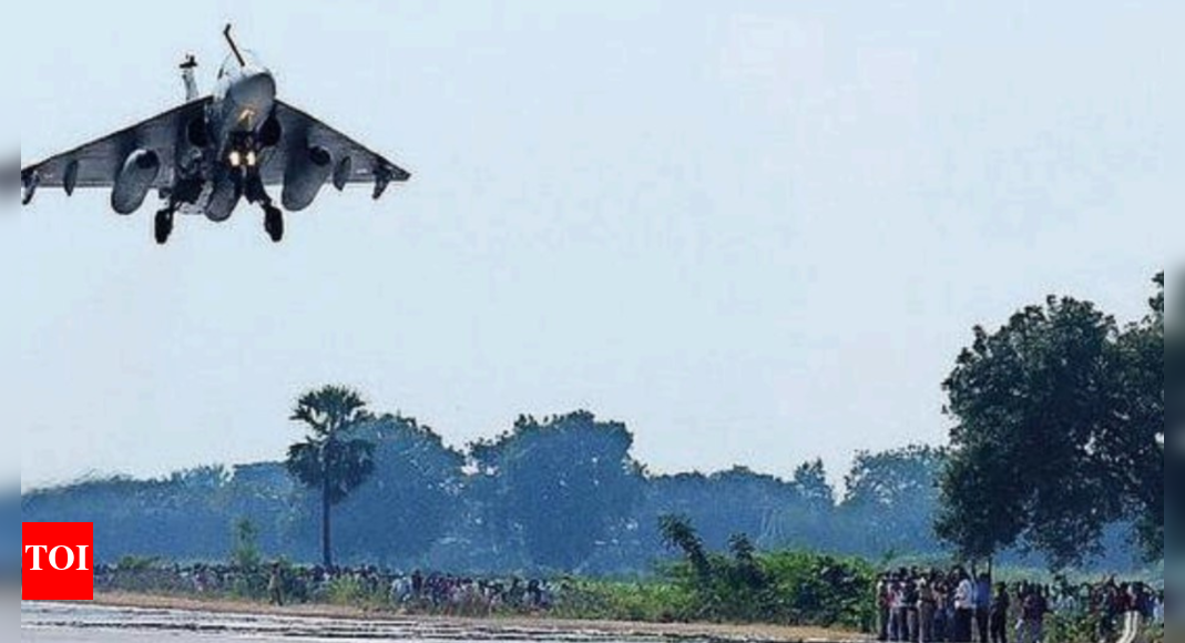 Airstrip For Emergency Landing Gets Ready On Nh-16, Fighter Aircraft ...