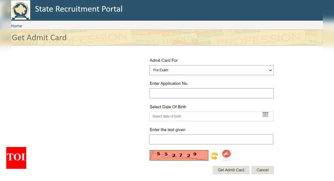 RSMSSB CET 2022 admit card released on rsmssb.rajasthan.gov.in ...