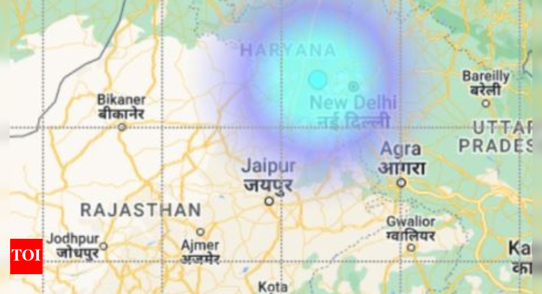 Earthquake of 3.8 magnitude strikes Delhi-NCR | Delhi News - Times of India