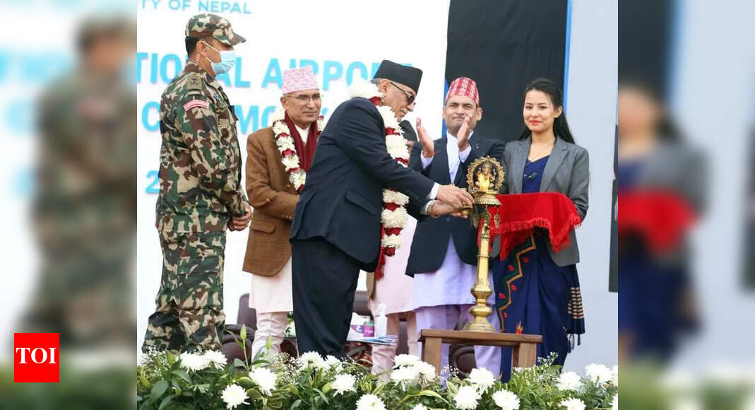 Prachanda: Nepal PM Prachanda inaugurates Pokhara airport built with ...