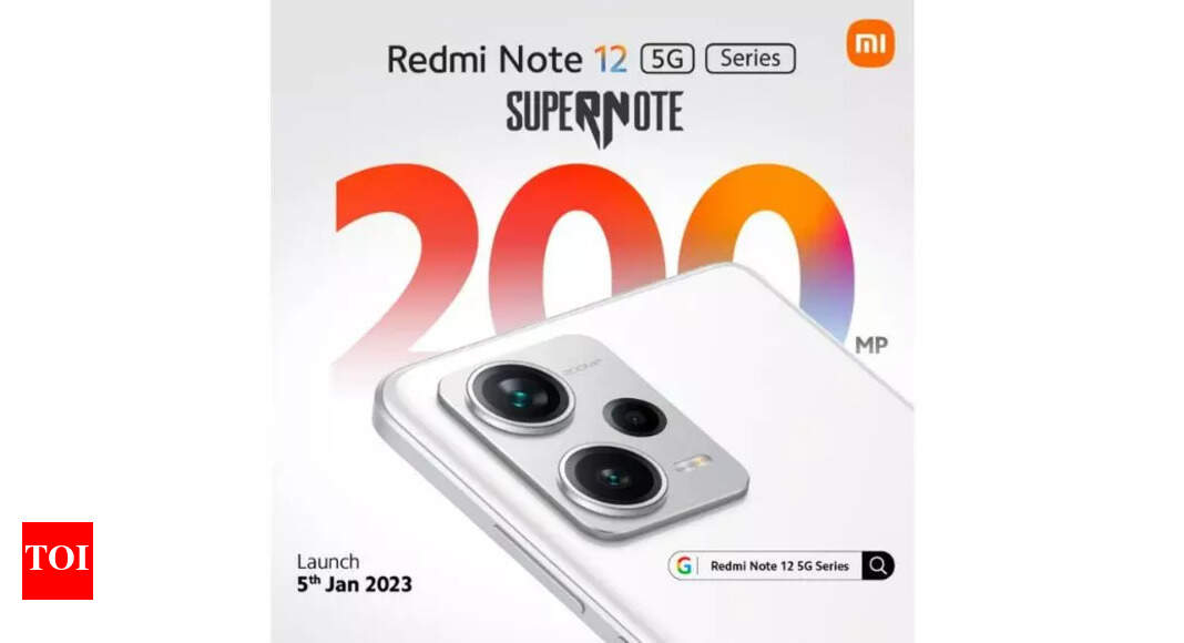 Redmi Note 12: Redmi Note 12 to launch with triple rear camera setup in ...