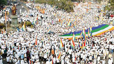 Jain Community’s Silent Rally Against J’khand Govt Plan | Kolhapur News ...