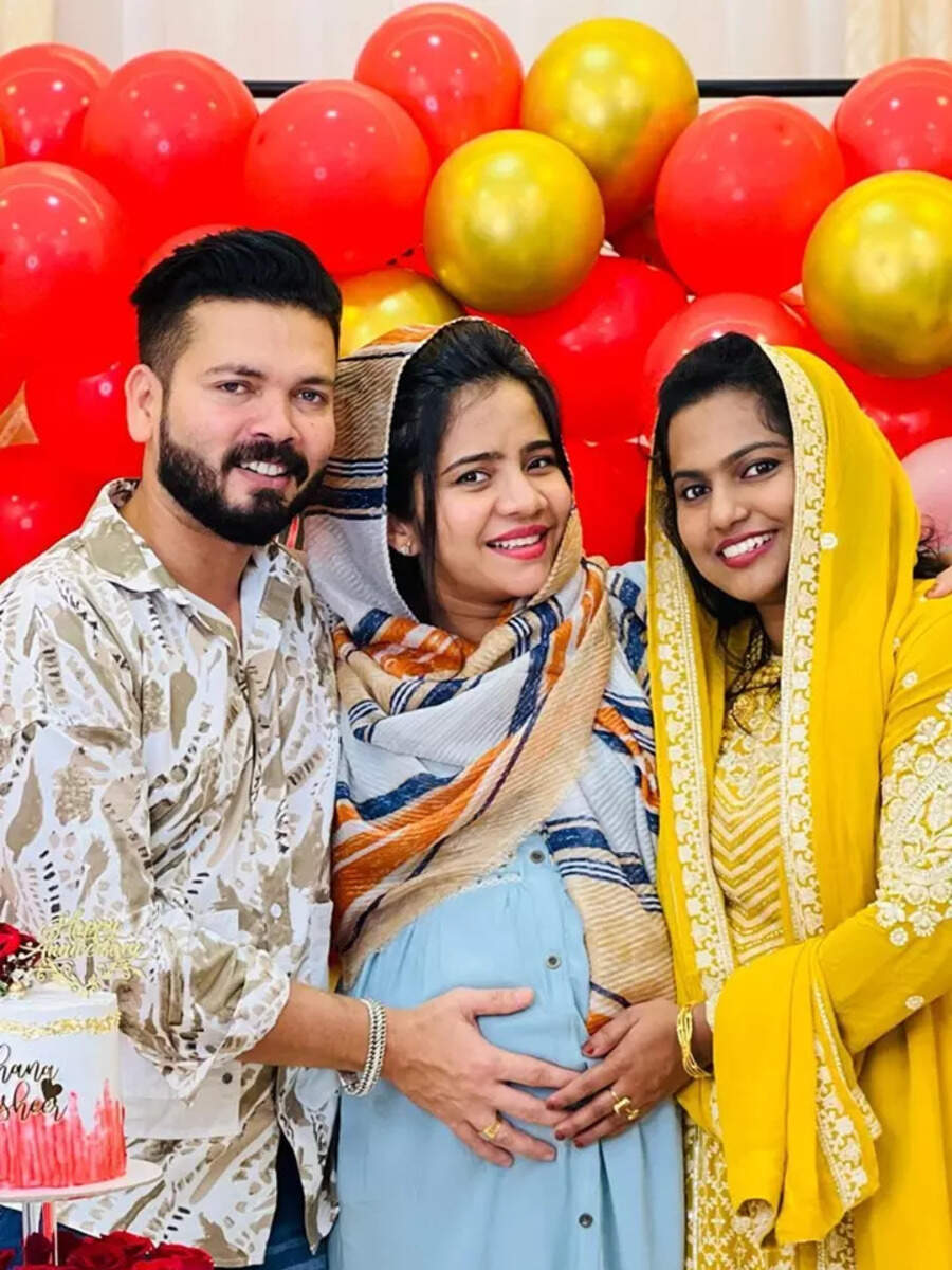 In Pics: Basheer Bashi celebrates second wife Mashura's baby shower ...