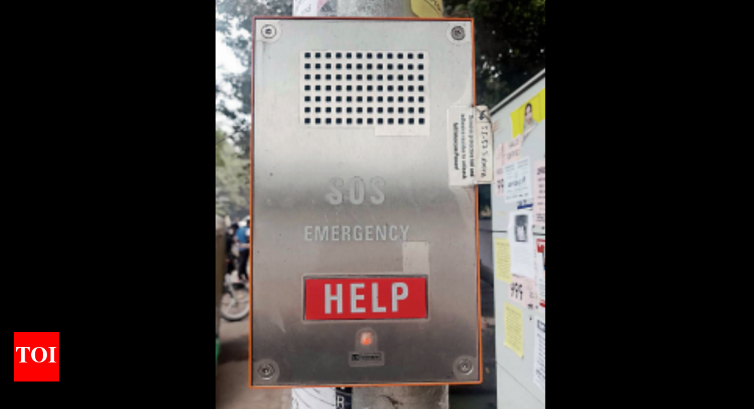 Help is now just a button away: 76 SOS boxes installed on Noida roads ...
