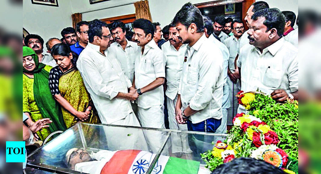 Mla: Erode East Mla, Son Of Evks, Dies Of Cardiac Arrest At 46 | Coimbatore News - Times of India