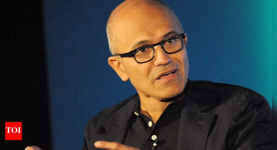 Nadella: India has phenomenal e-public goods: Nadella - Times of India