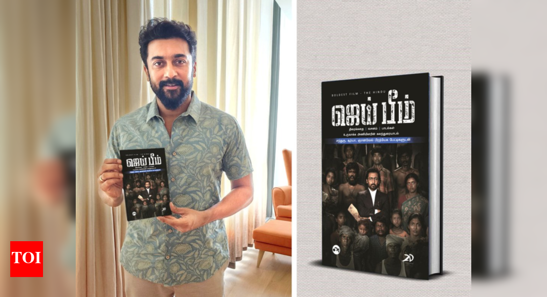 Suriya launches the cover of the book 'Jai Bhim' | Tamil Movie News ...